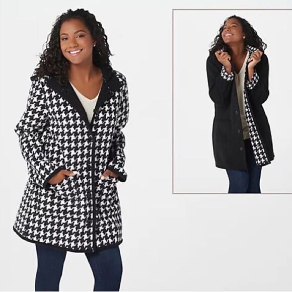 Susan Graver | Jackets & Coats | Susangraver Weekend Reversible Sherpa ...